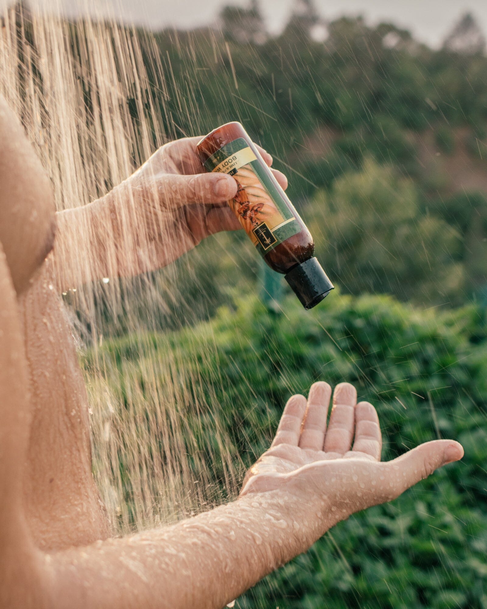Men’s Tropical Lime & Patchouli Body Wash – Island Essence